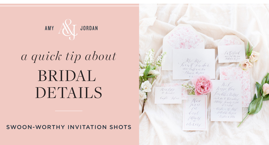 1 Quick Tip for Invitation Shots