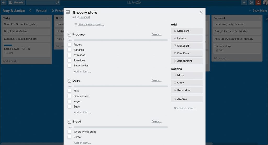 How We Organize Tasks - Our Virtual To-Do List on Trello