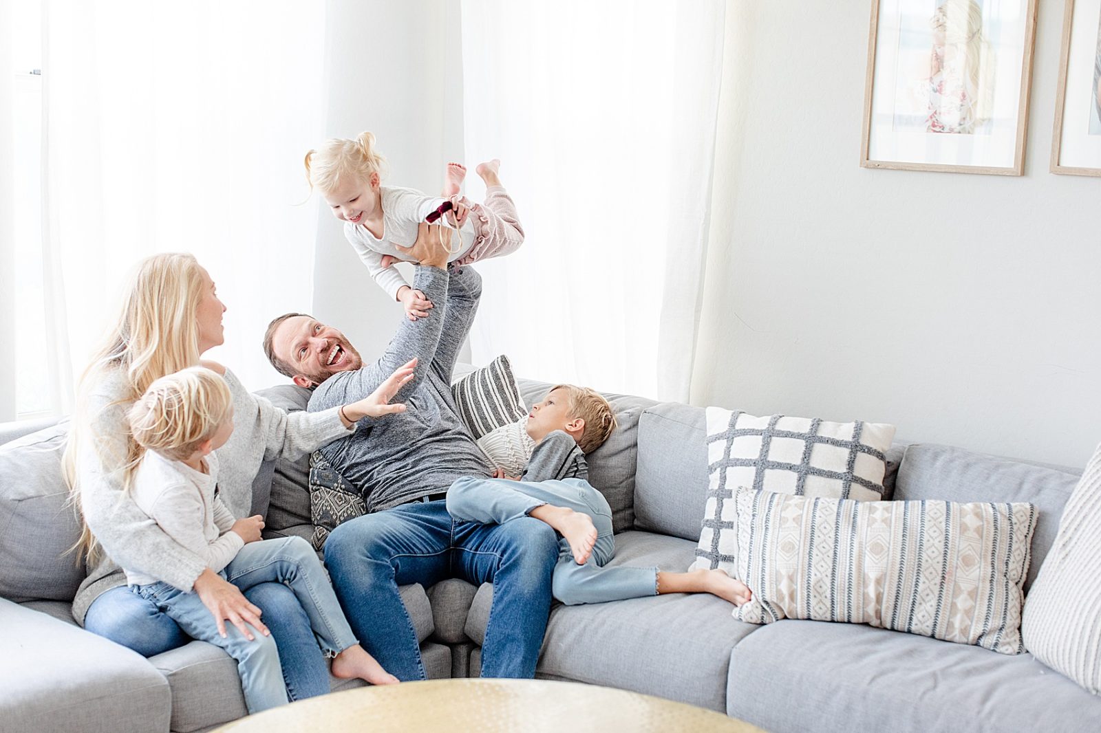 A Playful Lifestyle Family Session in Scottsdale Home